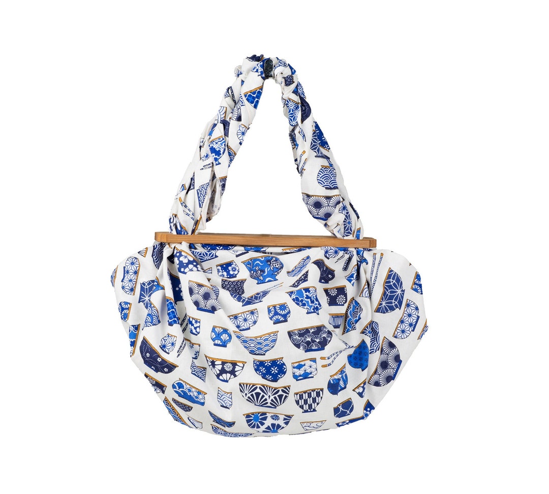 Traditional Japanese Style Furoshiki Bag Perfect for Summer, Made of ...