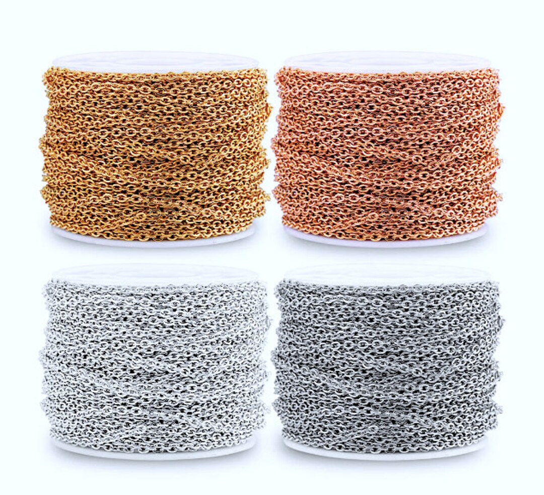 5 Yards High-quality Chains for Jewelry Making 5 Yards Durable and ...