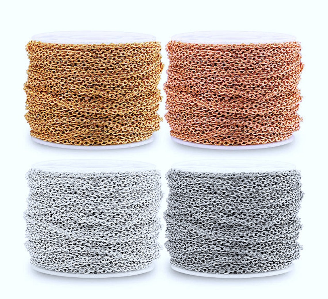 5 Yards High-quality Chains for Jewelry Making | 5 Yards Durable and ...