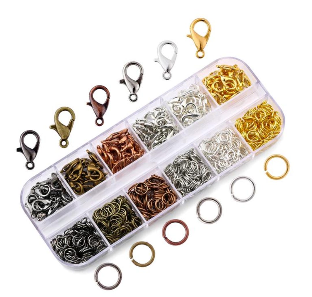 Jewelry Findings Set, Jewelry Making Kit, Lobster Clasps, Jump Rings ...
