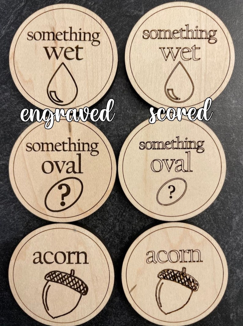 Scavenger Hunt or Nature Walk Tokens Coins Round Chips Nature - Etsy