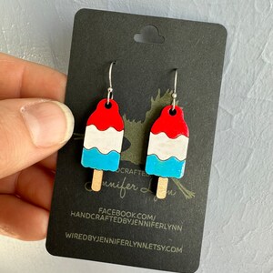 SUMMER EARRING BUNDLE - Firework, Rocket Pop, Popsicle, Ice Cream Cones ...