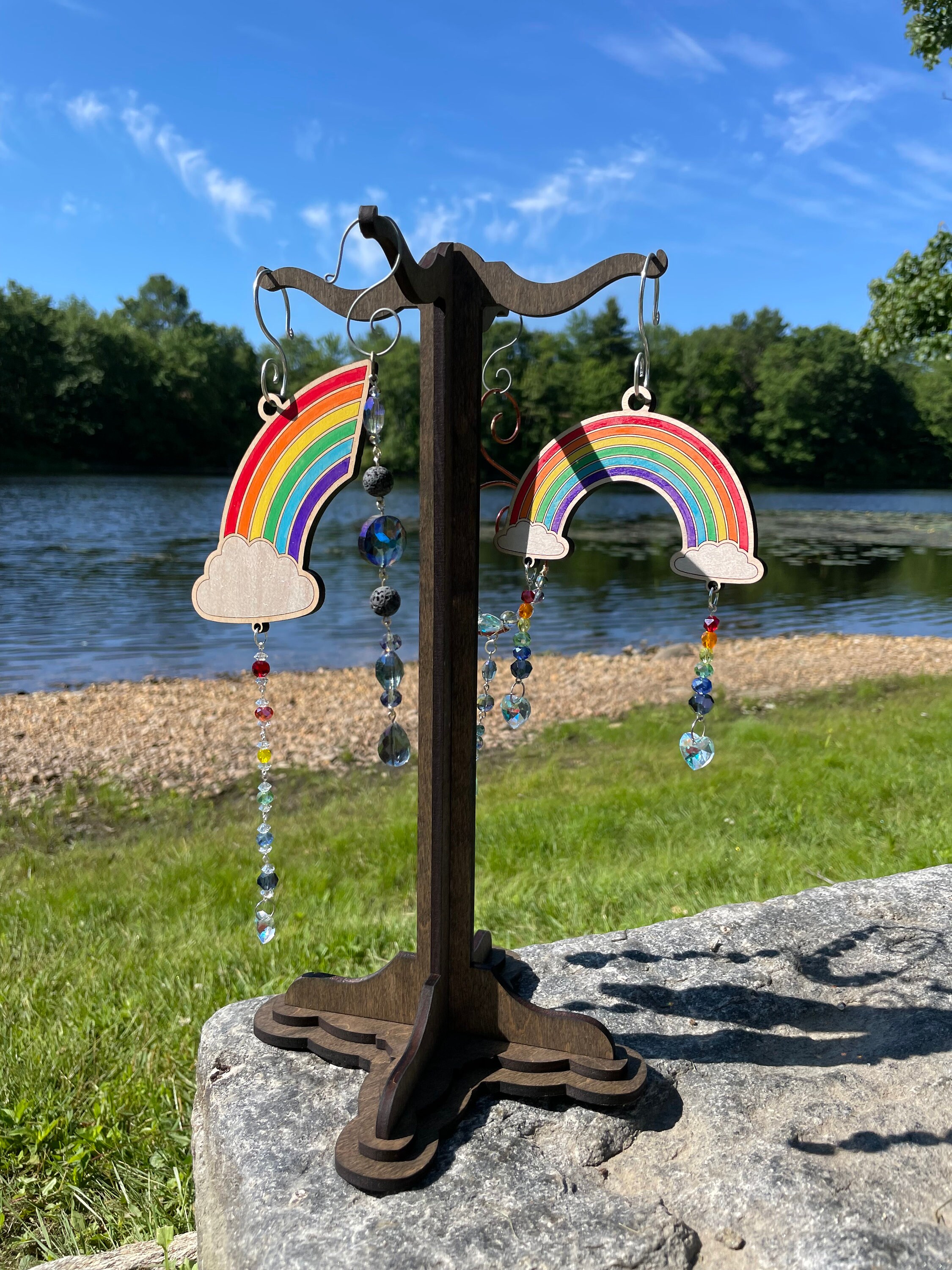 Suncatcher STAND or DISPLAY Svg Dxf Pdf Cut File Sun Catcher Car Charm ...