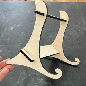 Frame Display Stand / Sign Holder - Wide and Stable Display Easel Gift ...