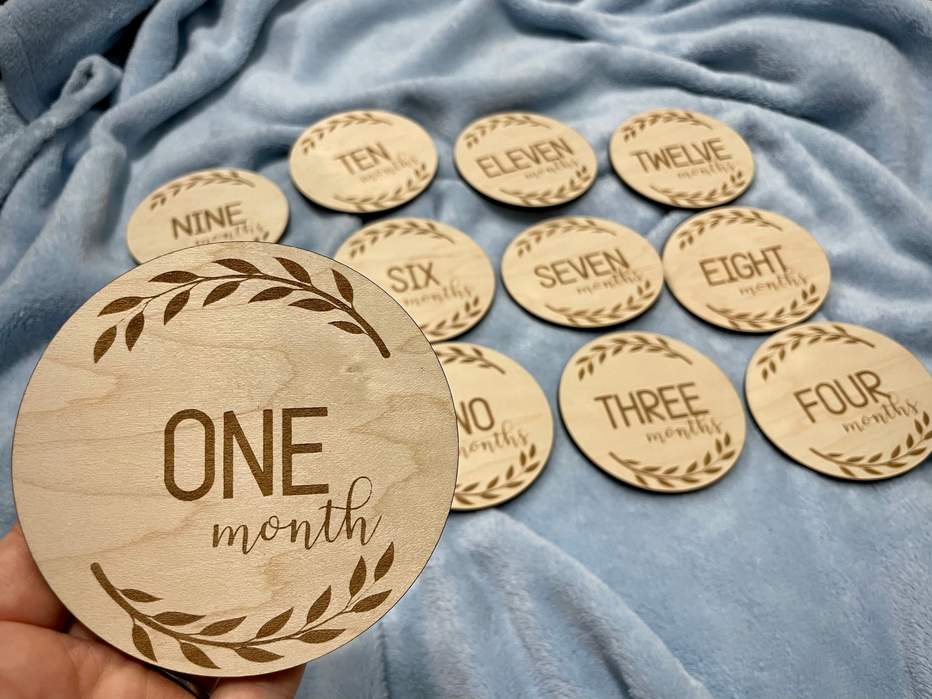 Cut File BABY GROWTH MILESTONES Svg Pdf Dxf Glowforge Laser - Etsy