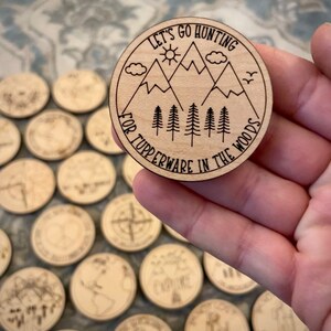 GEOCACHING SWAG TOKENS Svg Pdf Cut File Tradeable Coins Round Tftc ...