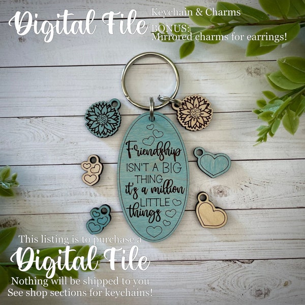Friendship Keychain - Etsy
