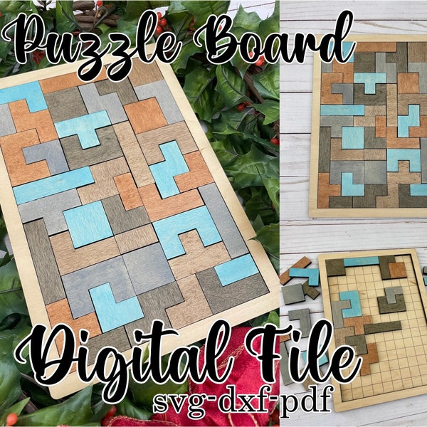 Tetris Laser File Svg - Etsy