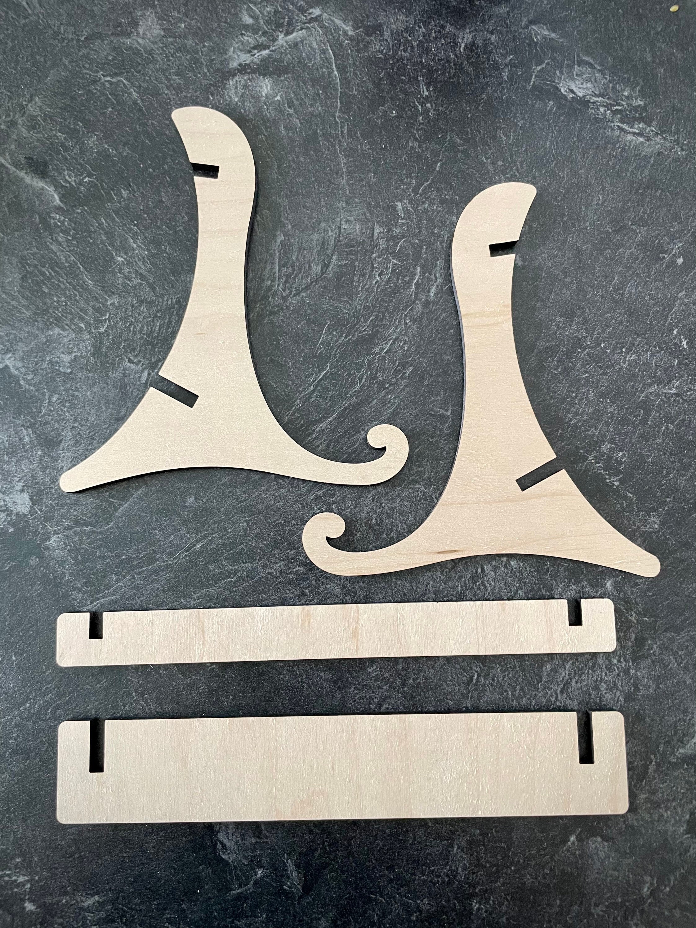 FRAME EASEL STAND Svg Pds Digital File Download Wide and Stable Display ...