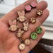 PAWPRINT, BUNNY, PEACE Sign Earrings Svg Pdf Laser Cut File Easter ...