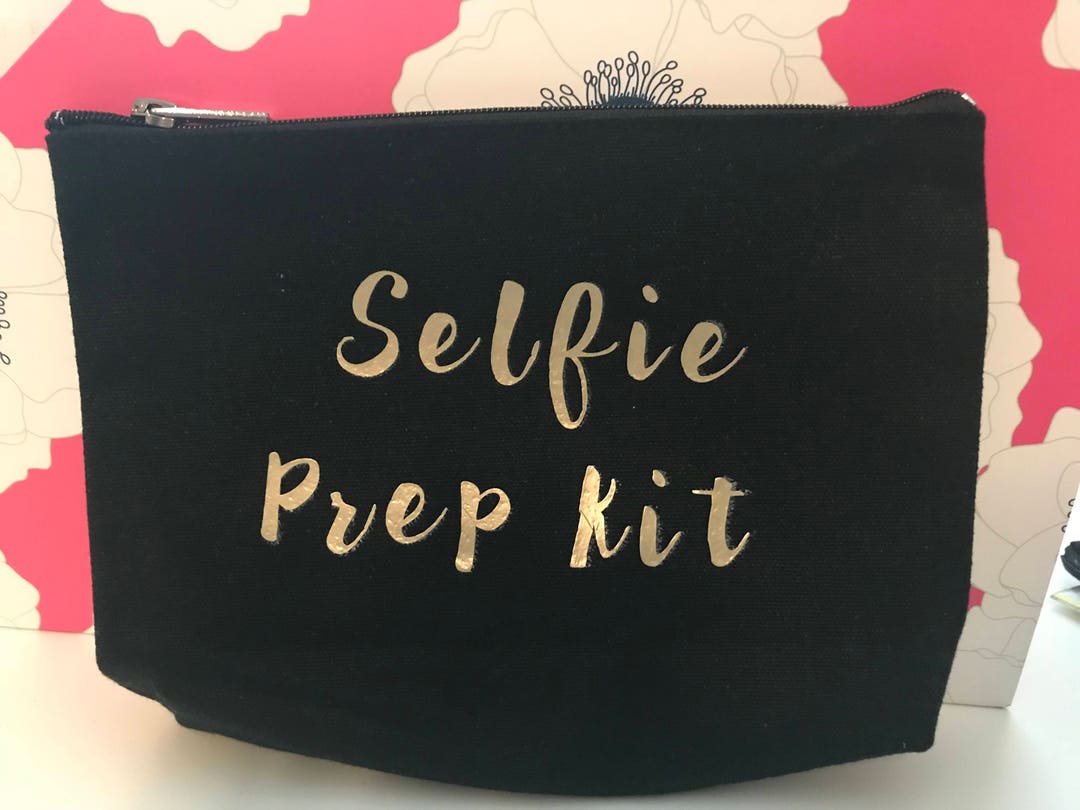 Selfie Prep Kit Cosmetic Bag - Etsy