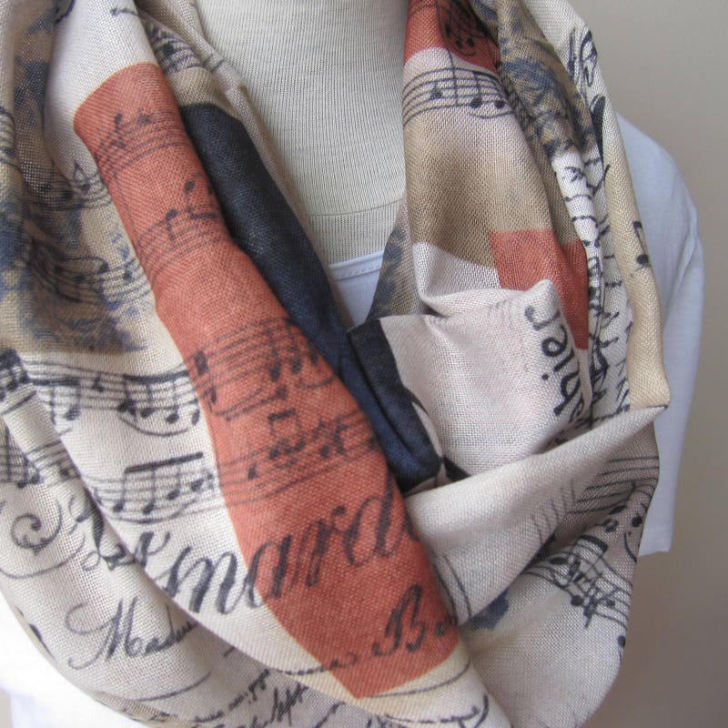 Piano Scarf - Etsy