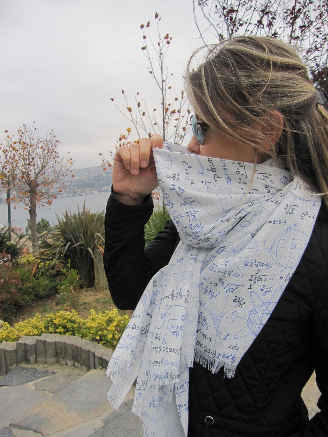 Mathematics Scarf Math Book Scarves Gift for Her - Etsy