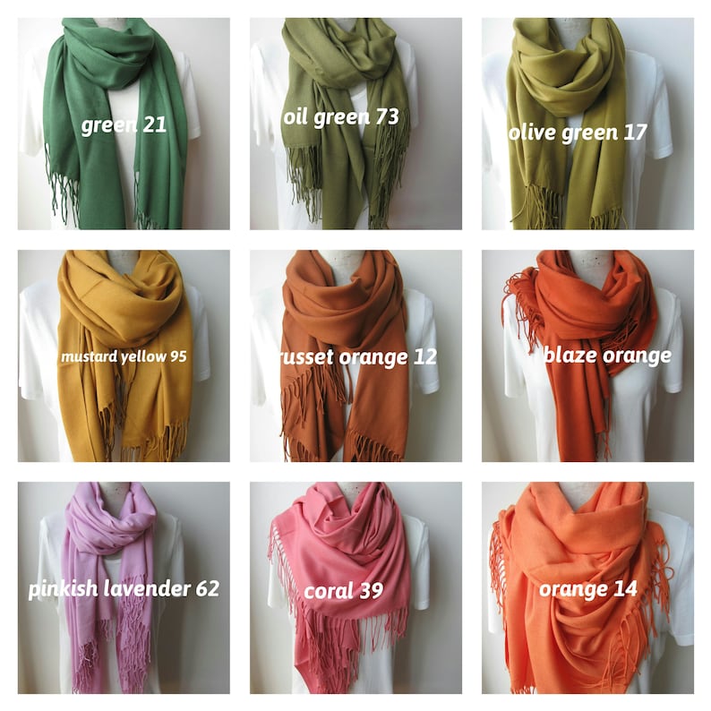 Mustard Yellow Scarf 2025 Fall Winter Fashion Color Trends Scarves ...