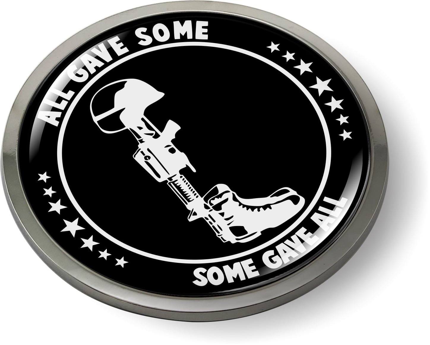 ALL Gave Some SOME Gave All 3D Domed Emblem Badge Car Sticker - Etsy