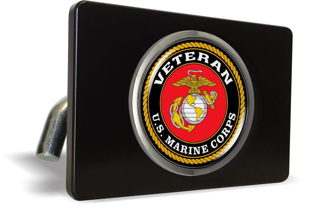 Officially Licensed USMC Product - Veteran Marine Corps Anodized Billet ...