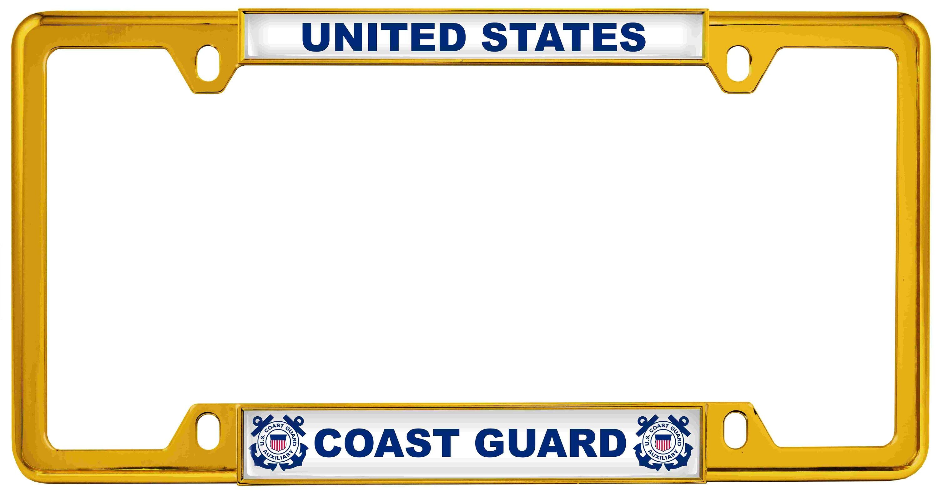 Thin Top 4 Hole Metal Car License Plate Frame United States | Etsy