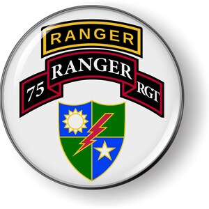 Officially Licensed Product - 75th Ranger Regiment U.S. Army 3D Domed ...