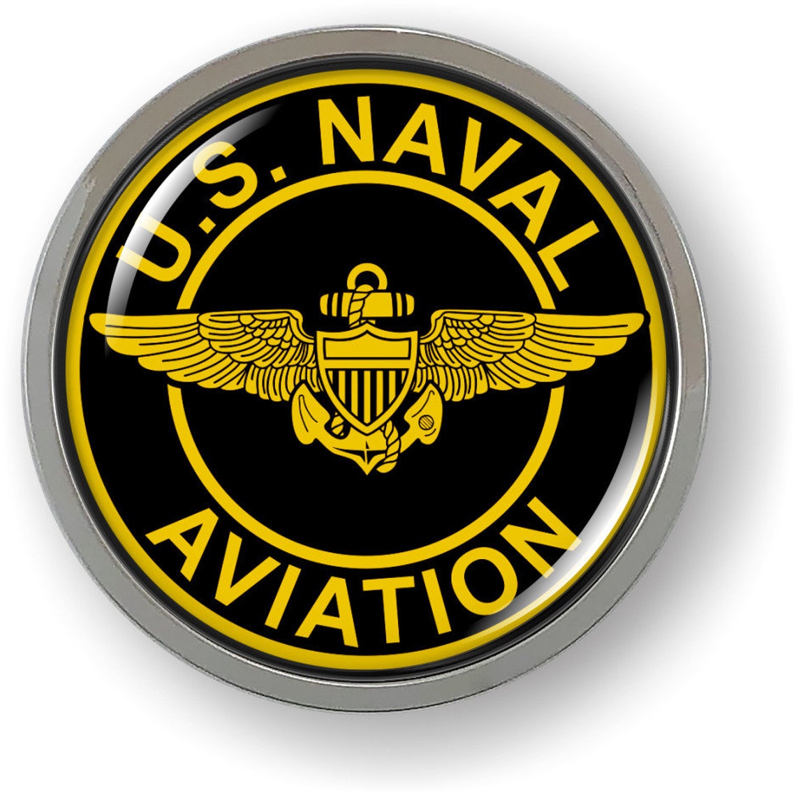 Officially Licensed Product - U.S. NAVAL AVIATION With Gold Navy ...