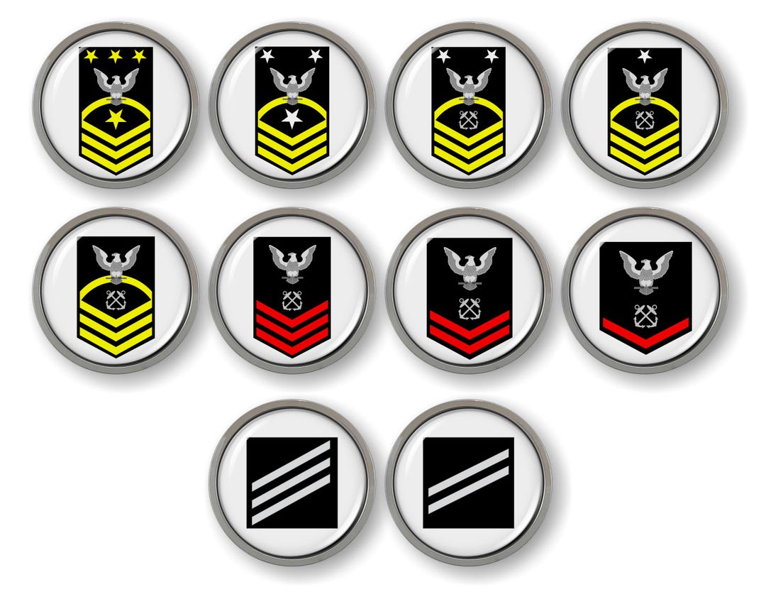 Officially Licensed Product - U.S. Navy Enlisted Insignia & Rank 3D ...