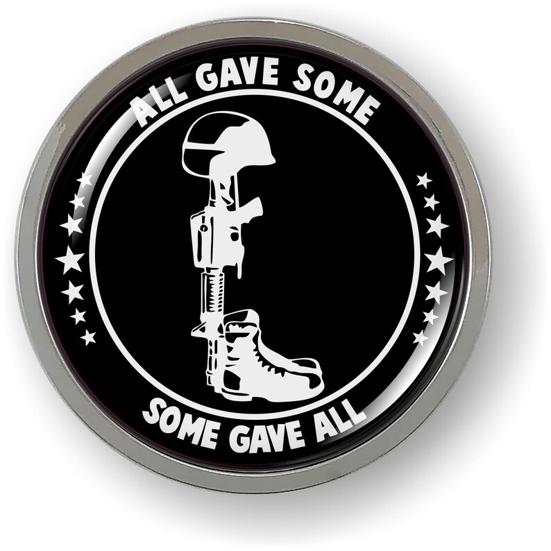 ALL Gave Some SOME Gave All 3D Domed Emblem Badge Car Sticker - Etsy