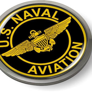 Officially Licensed Product - U.S. NAVAL AVIATION With Gold Navy ...