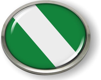 Shamrock Car Emblem Badge sticker Decal Chrome ROUND Bezel | Etsy