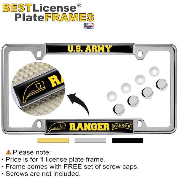 Army Ranger License Plate Frame - Etsy