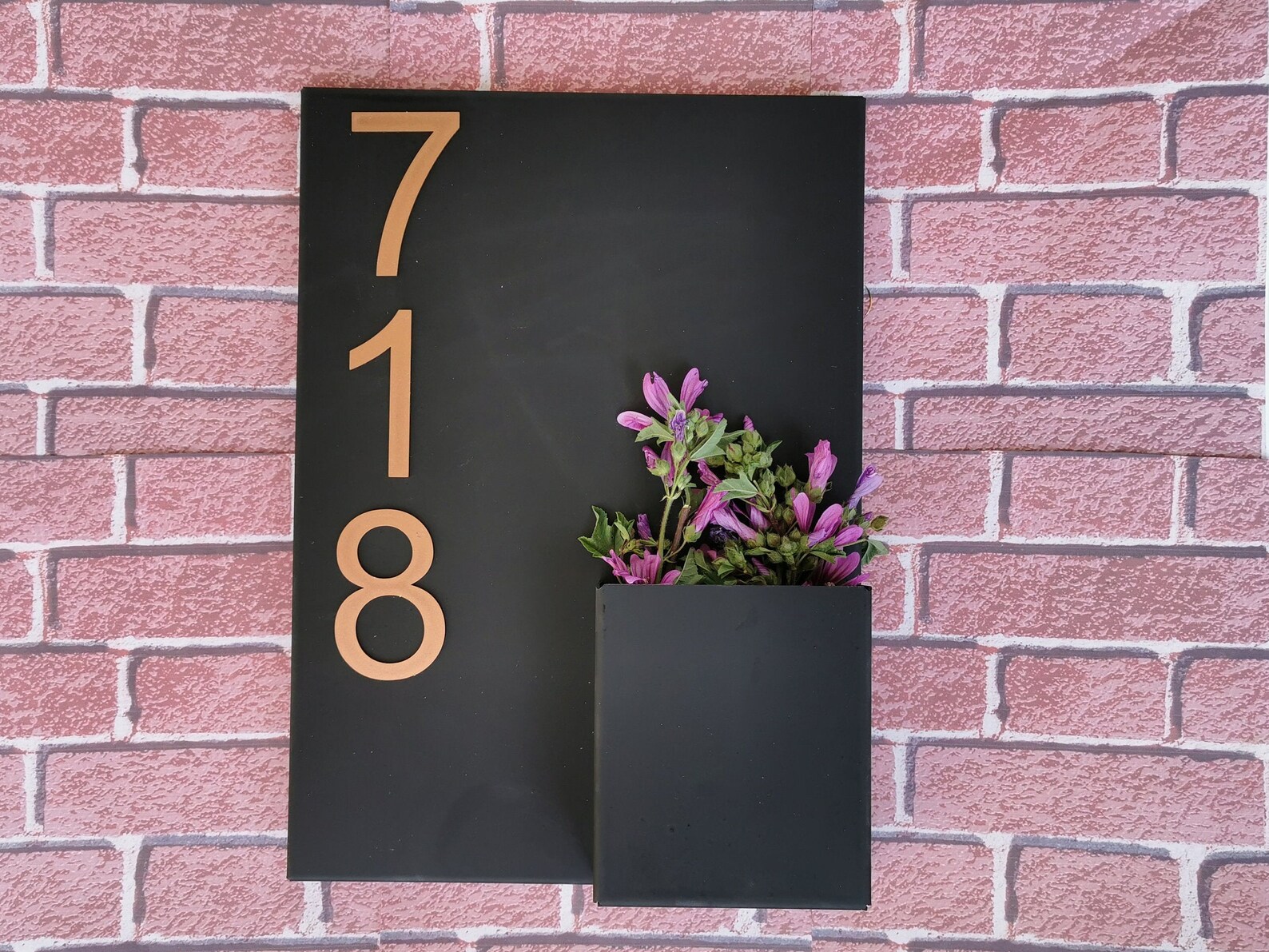 House Numbers Vertical House Numbers House Number Plaques Etsy
