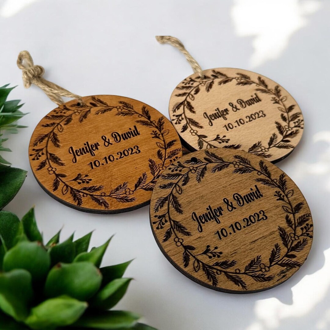 Custom Company Logo Ornament, Laser Cut Wood Christmas Ornament ...