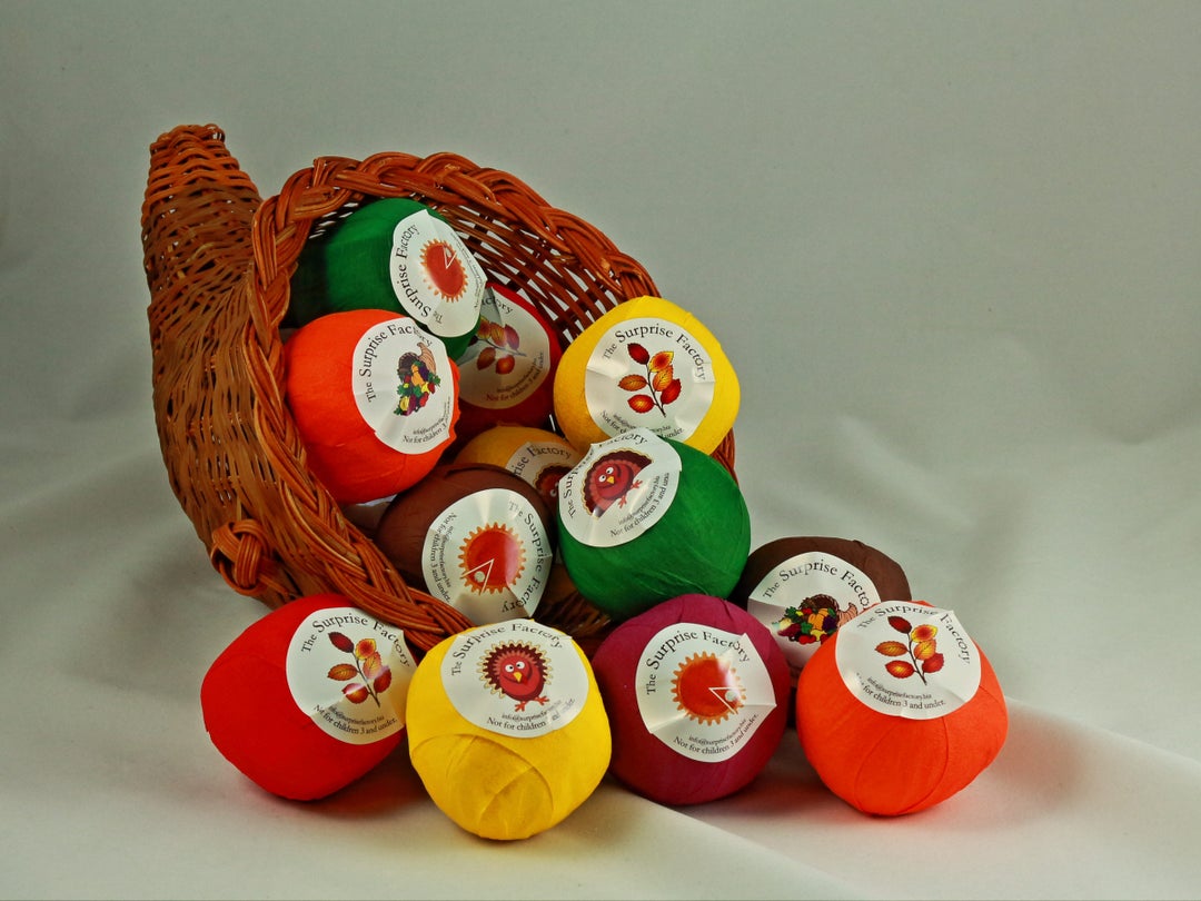 Fall Surprise Balls, Thanksgiving Surprise Balls, Autumn Surprise Balls ...