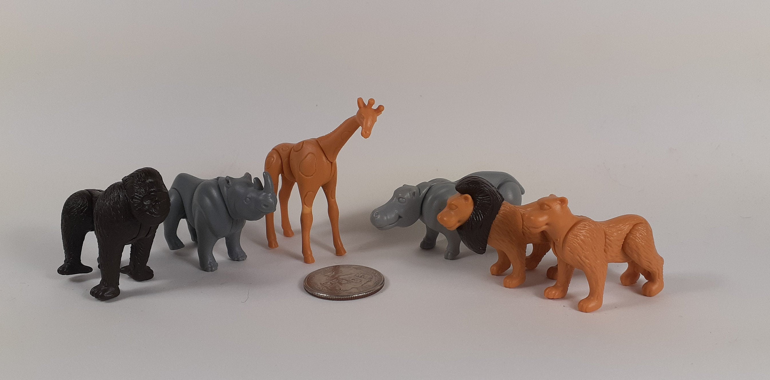 Animals of the Wilderness, African Animal Set, Vintage Kinder Toy ...