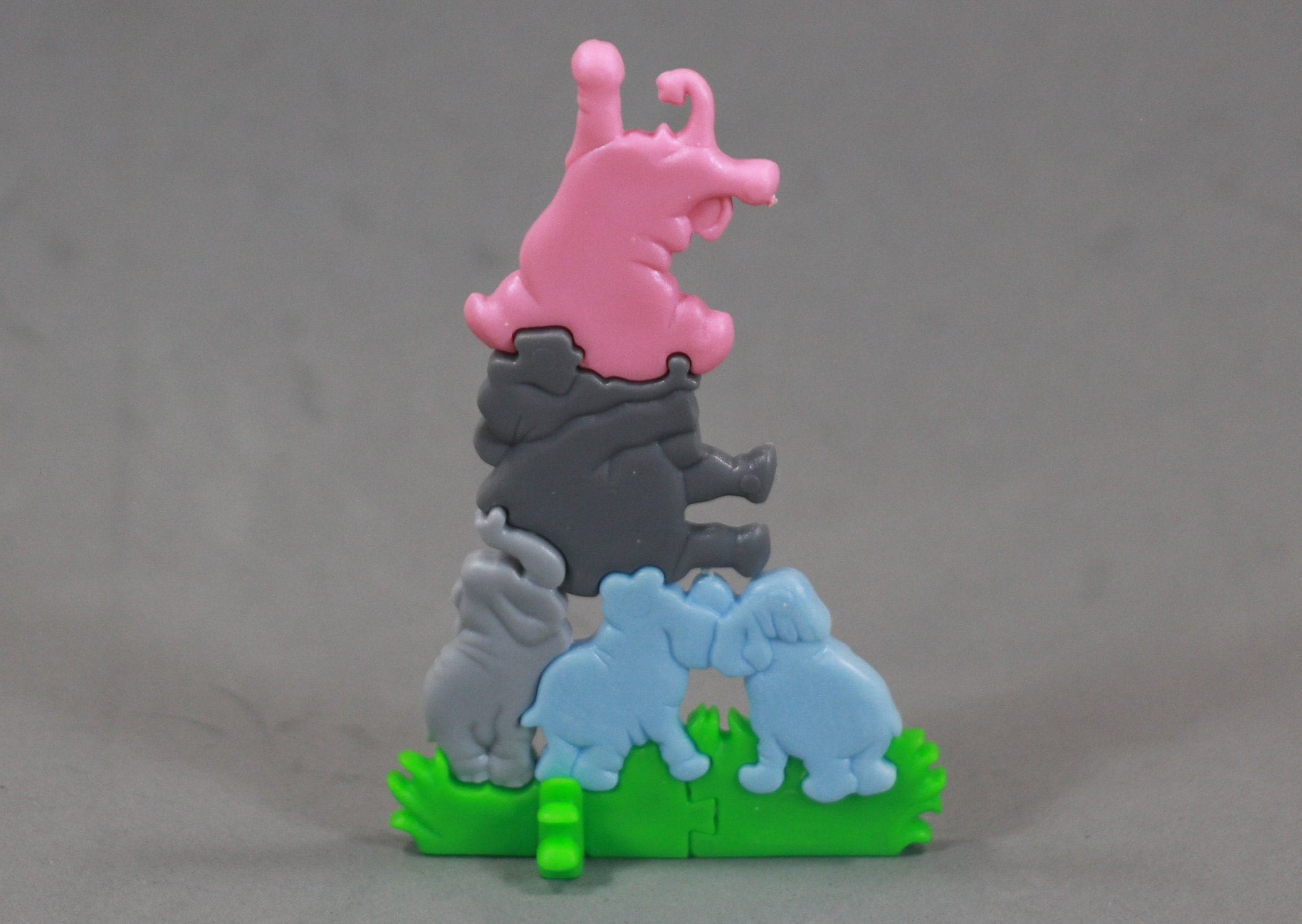 Elephant Pyramid Puzzle, Elephant Pyramid, Elephant Plastic Puzzle ...