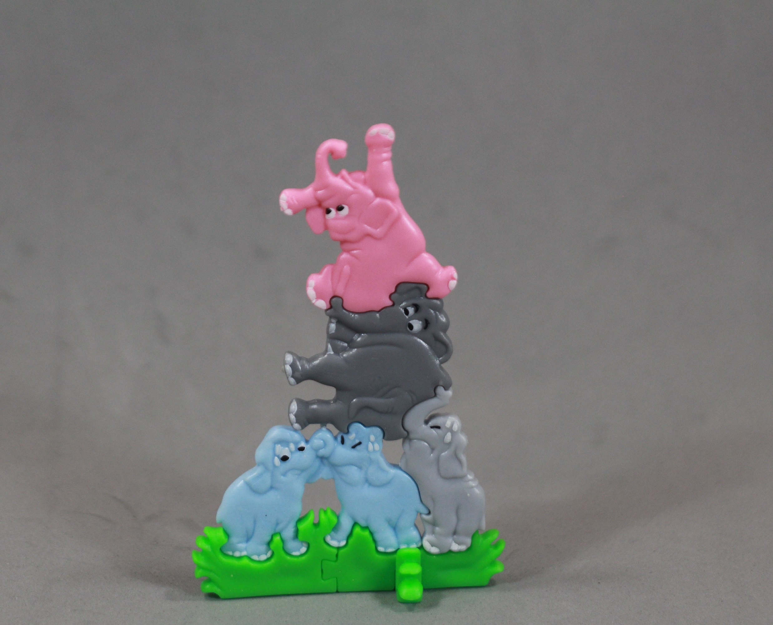 Elephant Pyramid Puzzle, Elephant Pyramid, Elephant Plastic Puzzle ...
