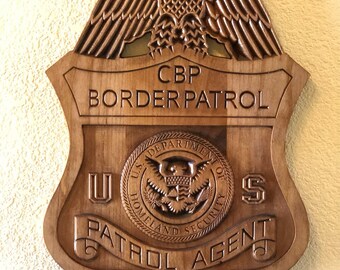 Border Patrol Badge - Etsy