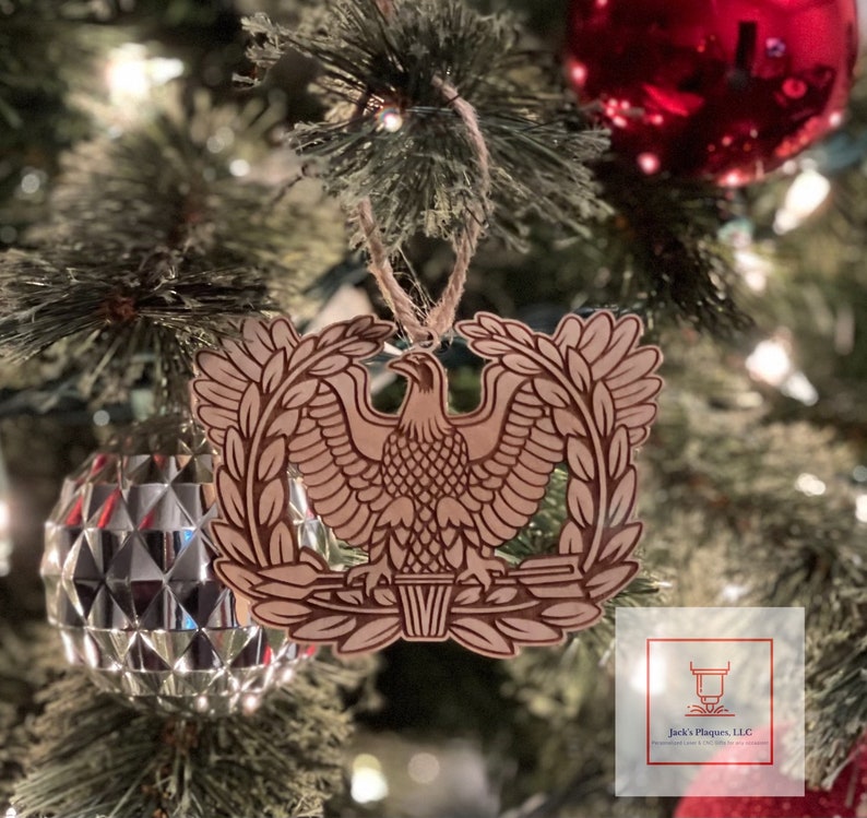 U.S. Department of the Army Eagle Rising Warrant Officer Laser - Etsy