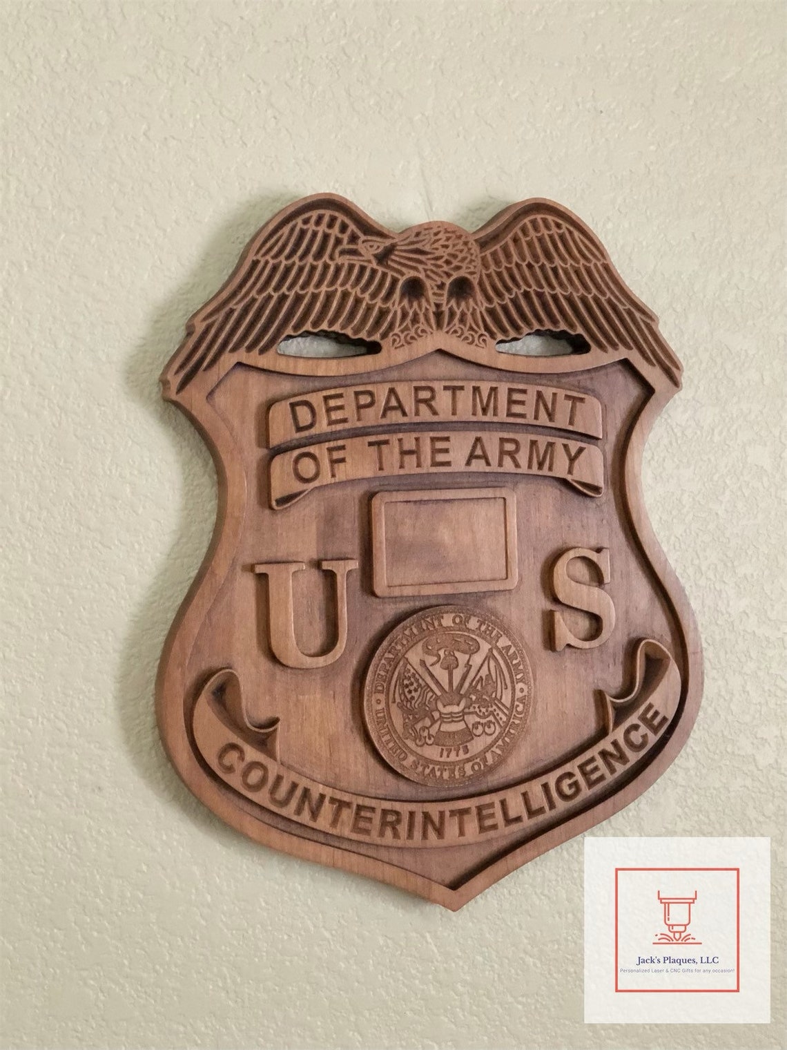 U.S. Department of the Army Counterintelligence CI Custom Made - Etsy