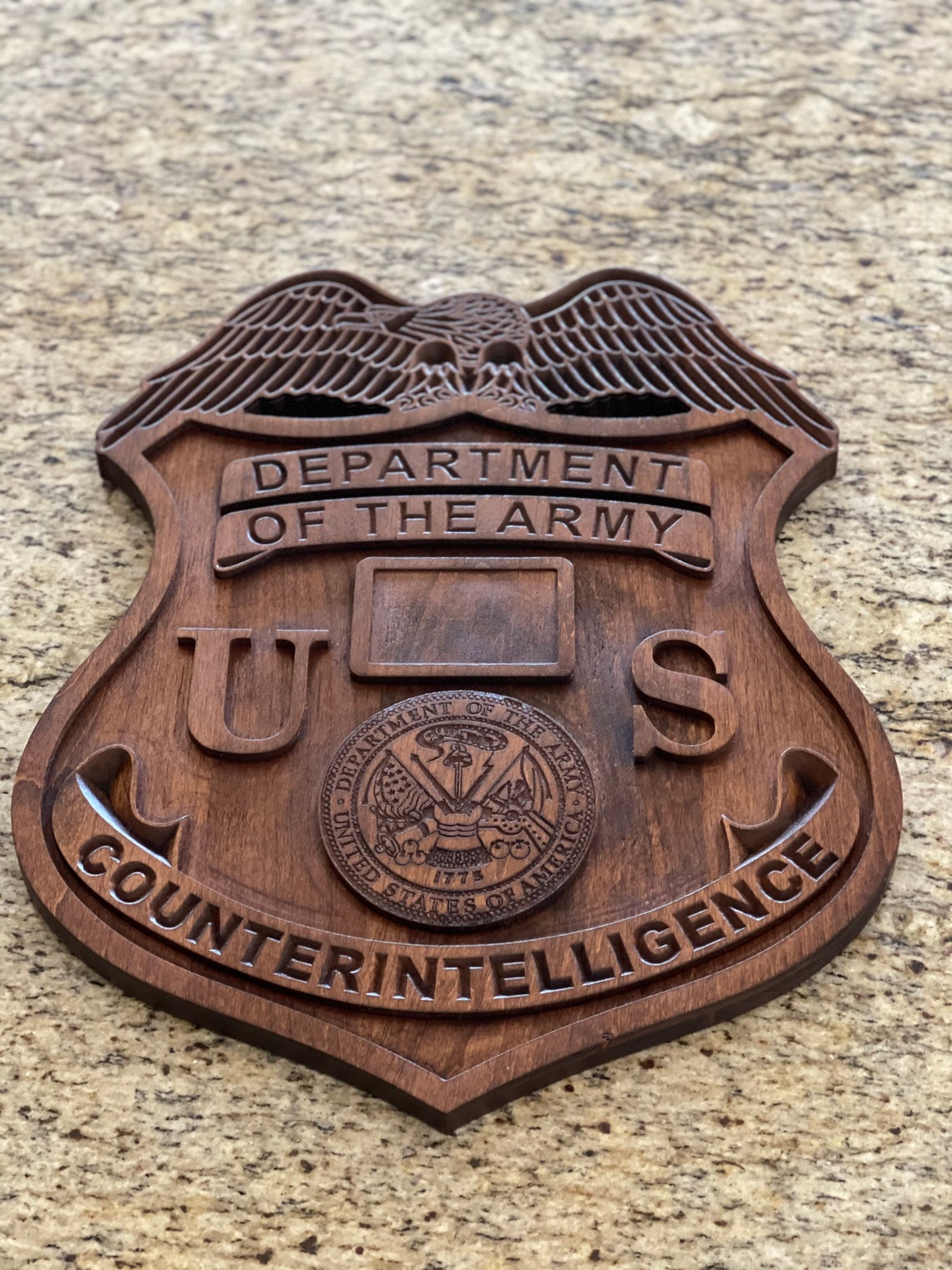 U.S. Department of the Army Counterintelligence CI Custom Made - Etsy