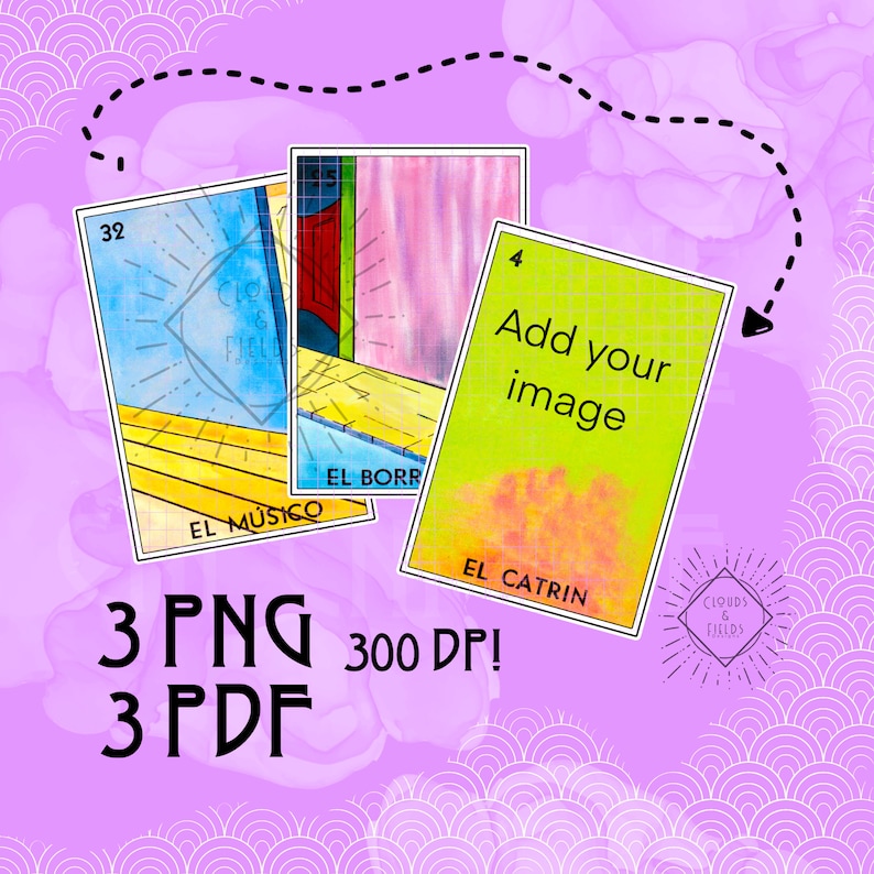 Loteria Blank Card Bundle: DIY Mexican Bingo PNG (digital Download) - Etsy