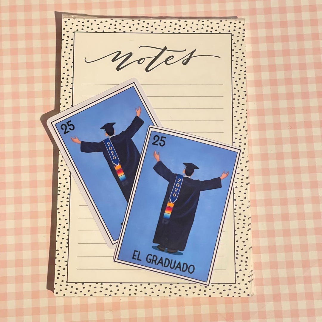 El Graduado 2025 Sticker | El Graduado Lotería Sticker | El Graduado ...