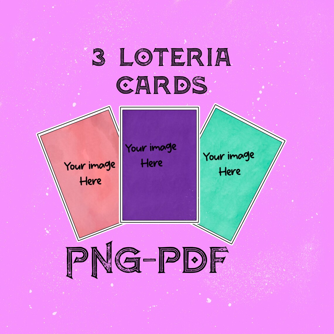 Blank Loteria Card Template
