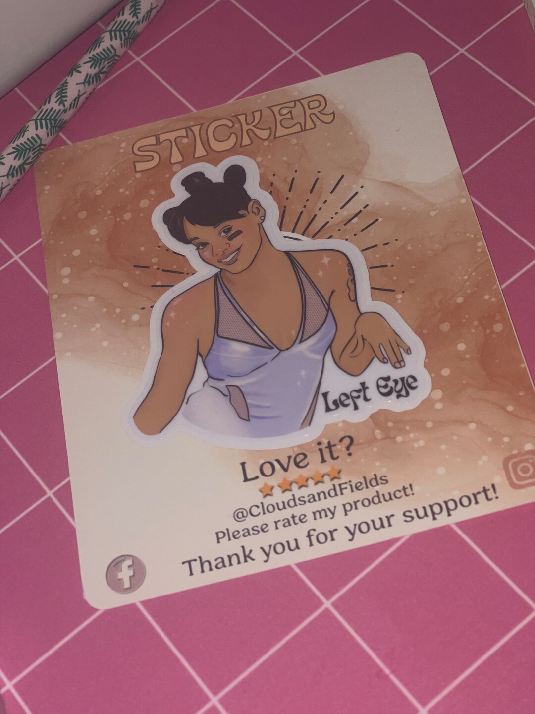 Left Eye - Left Eye Stickers / Lisa Lopes / Tlc Stickers - Etsy