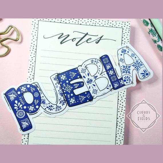 Puebla México Sticker Estados De México Stickers Talavera - Etsy