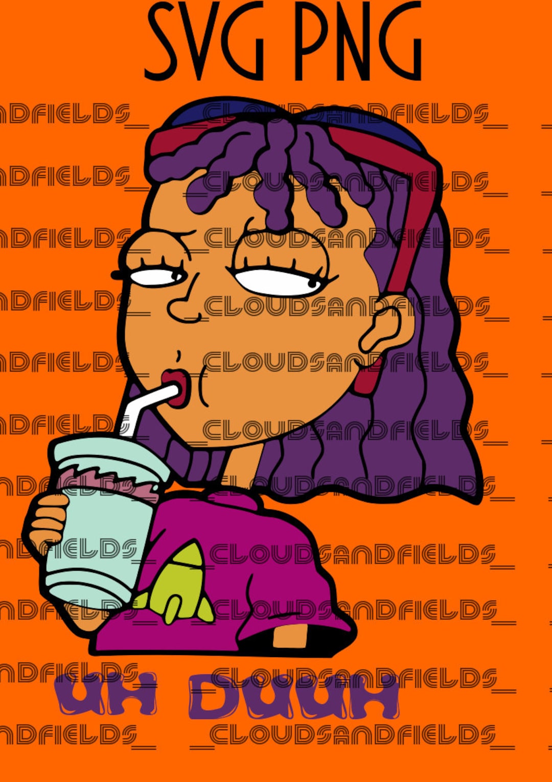 SVG and PNG Reggie Rocket Power - Etsy