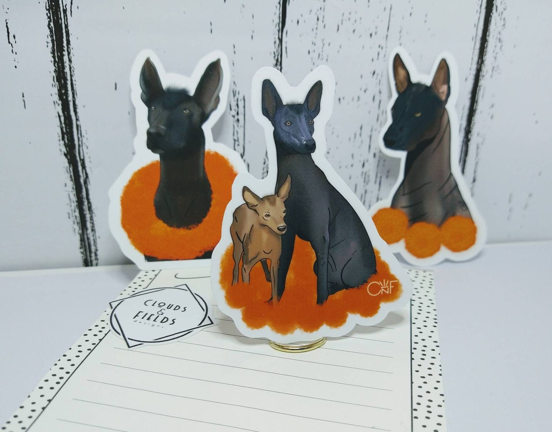 Xolo Dog Sticker Pack | Mexican Dog Stickers | Our Culture Stickers ...