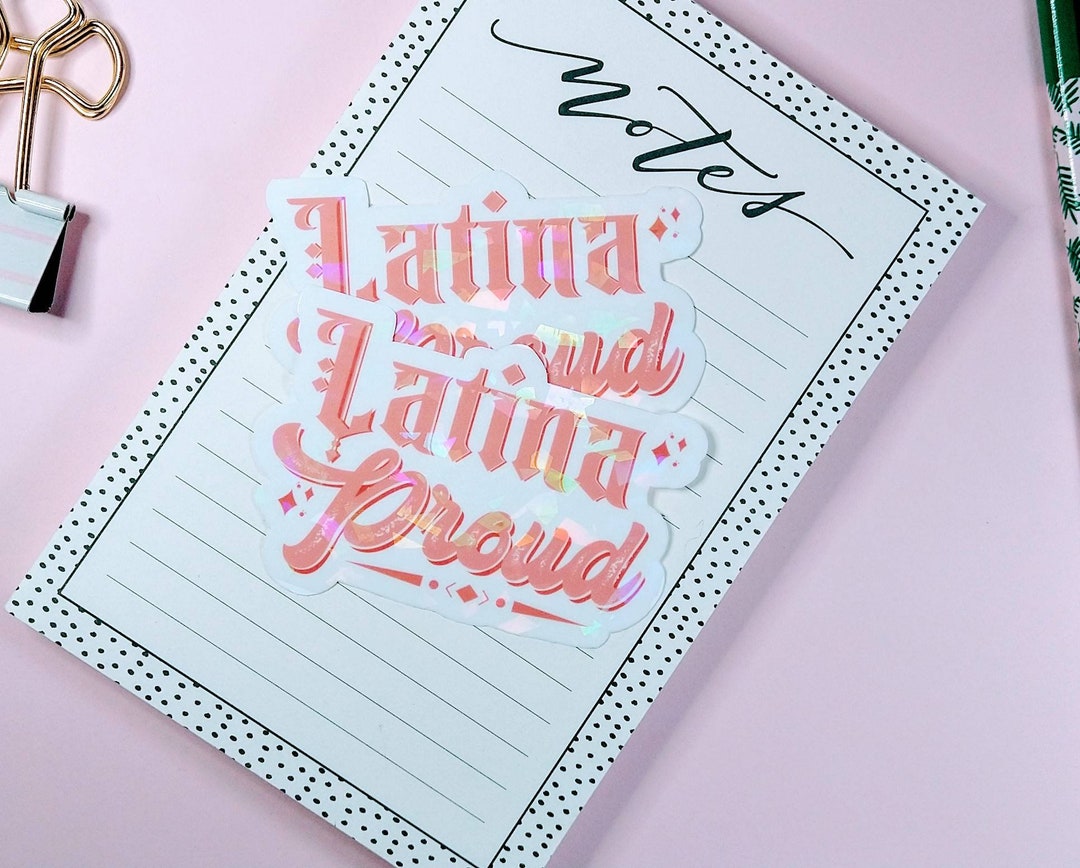 Latina Proud Sticker, Latina Merch | Proud Latina Sticker | Cute ...
