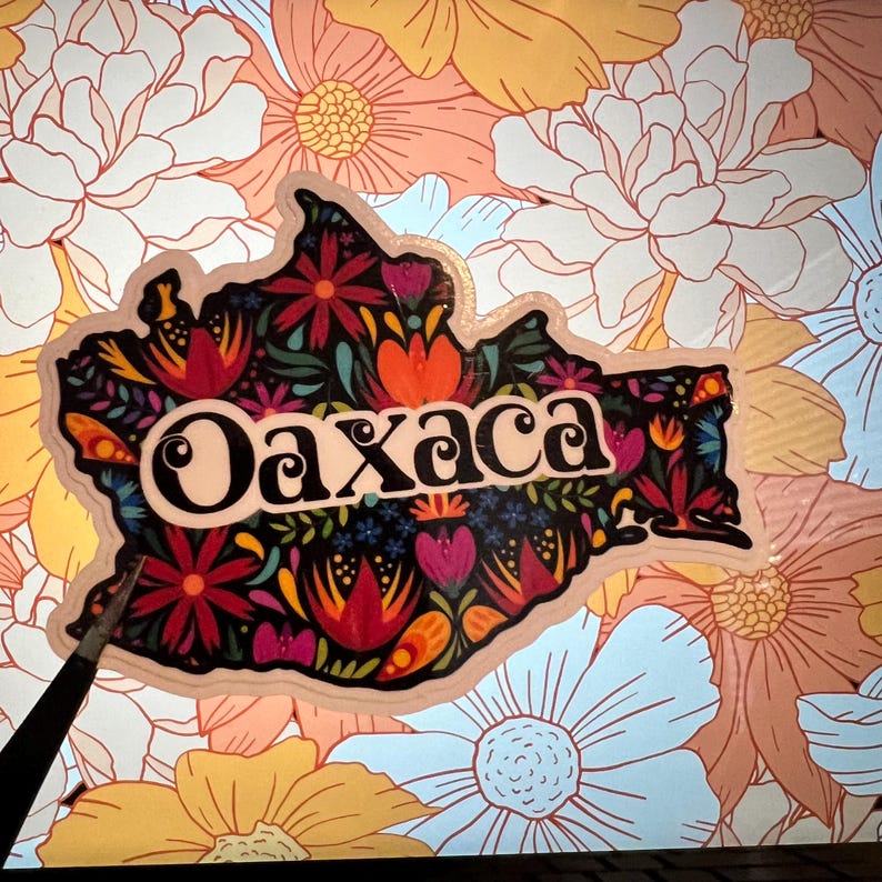 Oaxaca Mexico Sticker \ Oaxaca Stickers/ Mexico Stickers - Etsy