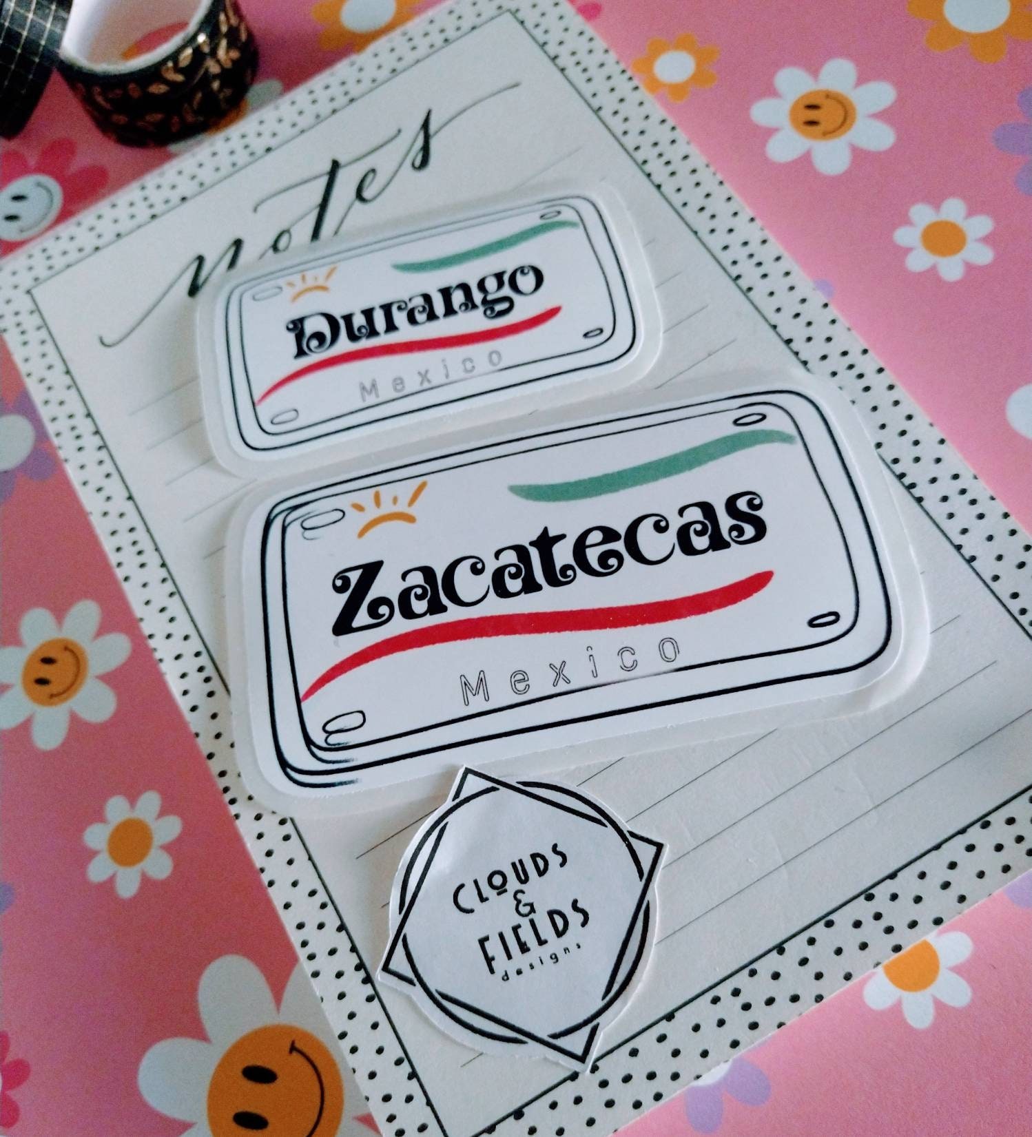 Mexican Plates Stickers, Zacatecas Sticker, Durango Sticker, México ...