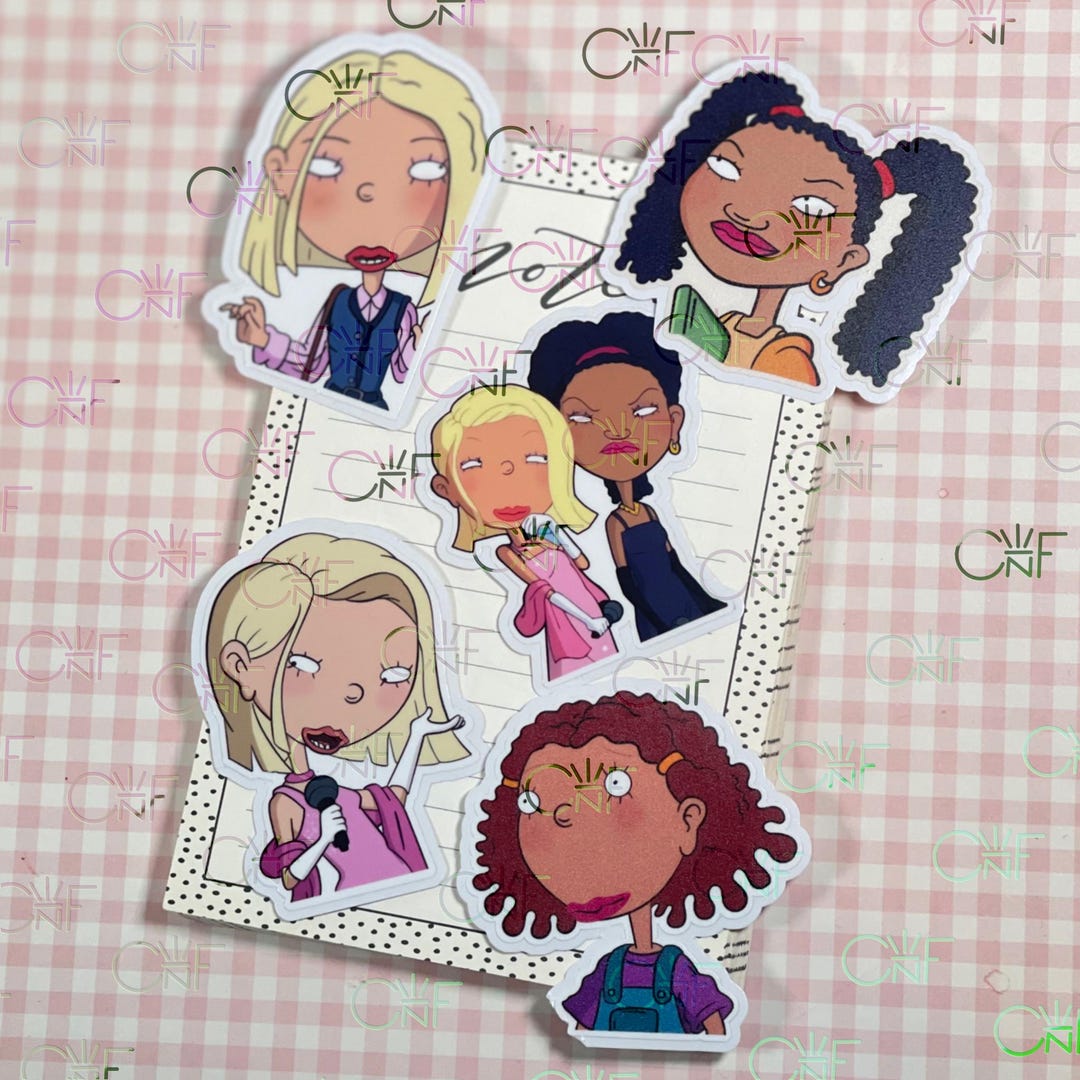 90s Stickers, the 90’s Pack, Nostalgia Stickers, as Told by Ginger - Etsy