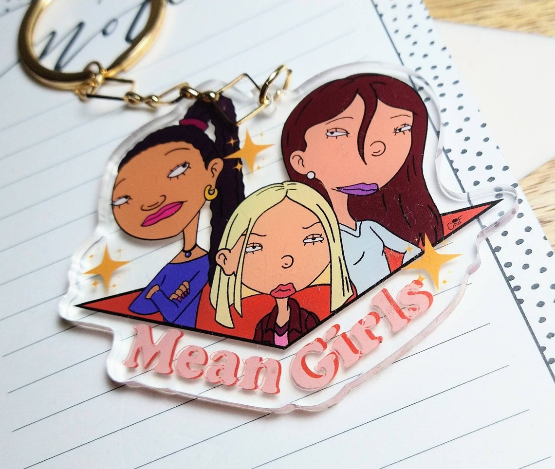 As told by Ginger Keychains mean girls keychains | Etsy